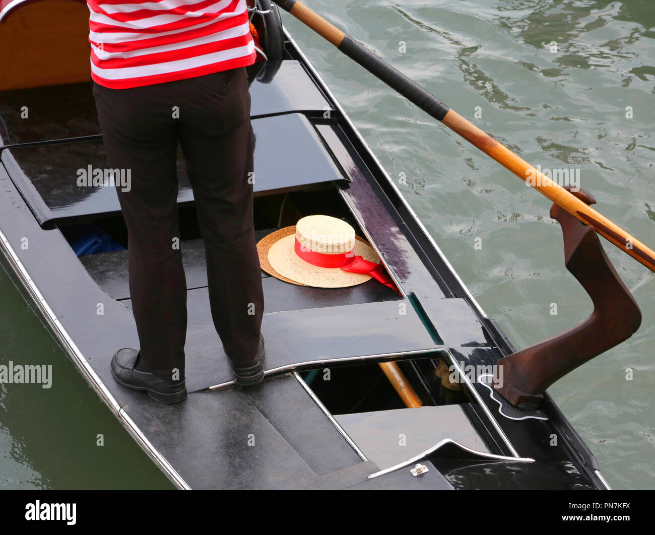 Rowed gondolas hi-res stock photography and images - Alamy