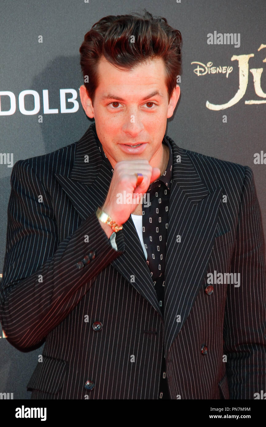 Mark Ronson at the World Premiere of Disney's "The Jungle Book" held at ...