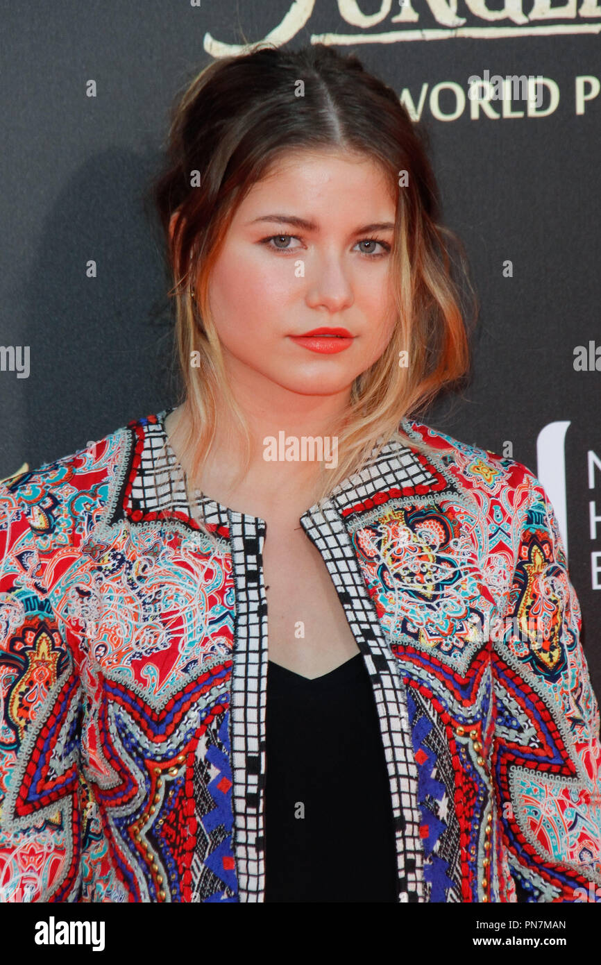 Sofia Reyes at the World Premiere of Disney's "The Jungle Book" held at ...