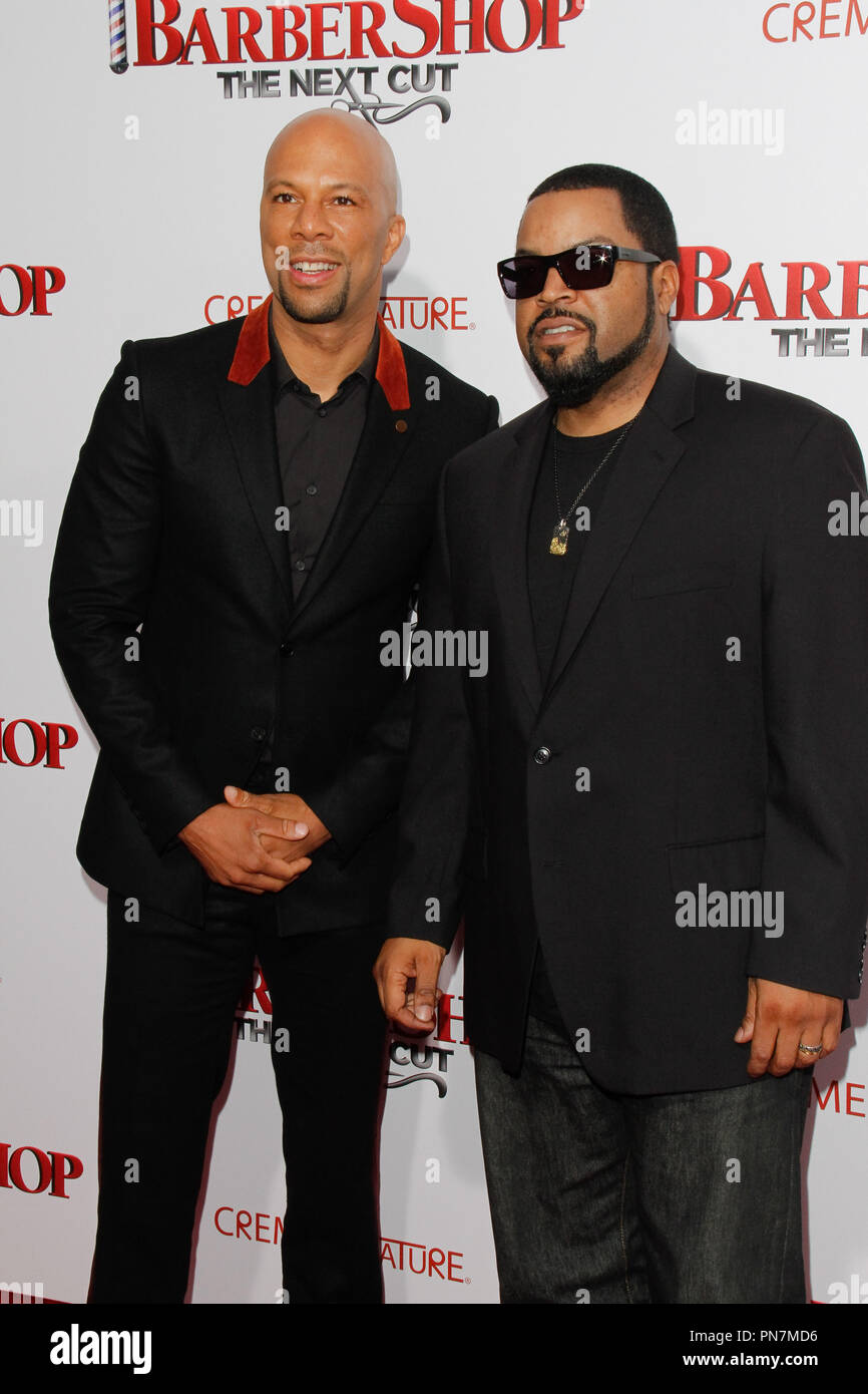 Common and Ice Cube at the Premiere of Warner Bros. Pictures ...