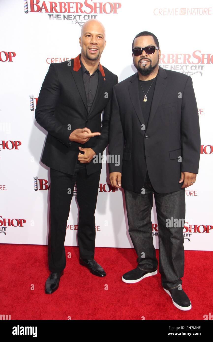 Common, Ice Cube 04/06/2016 The Premiere of "Barbershop: The Next Cut ...