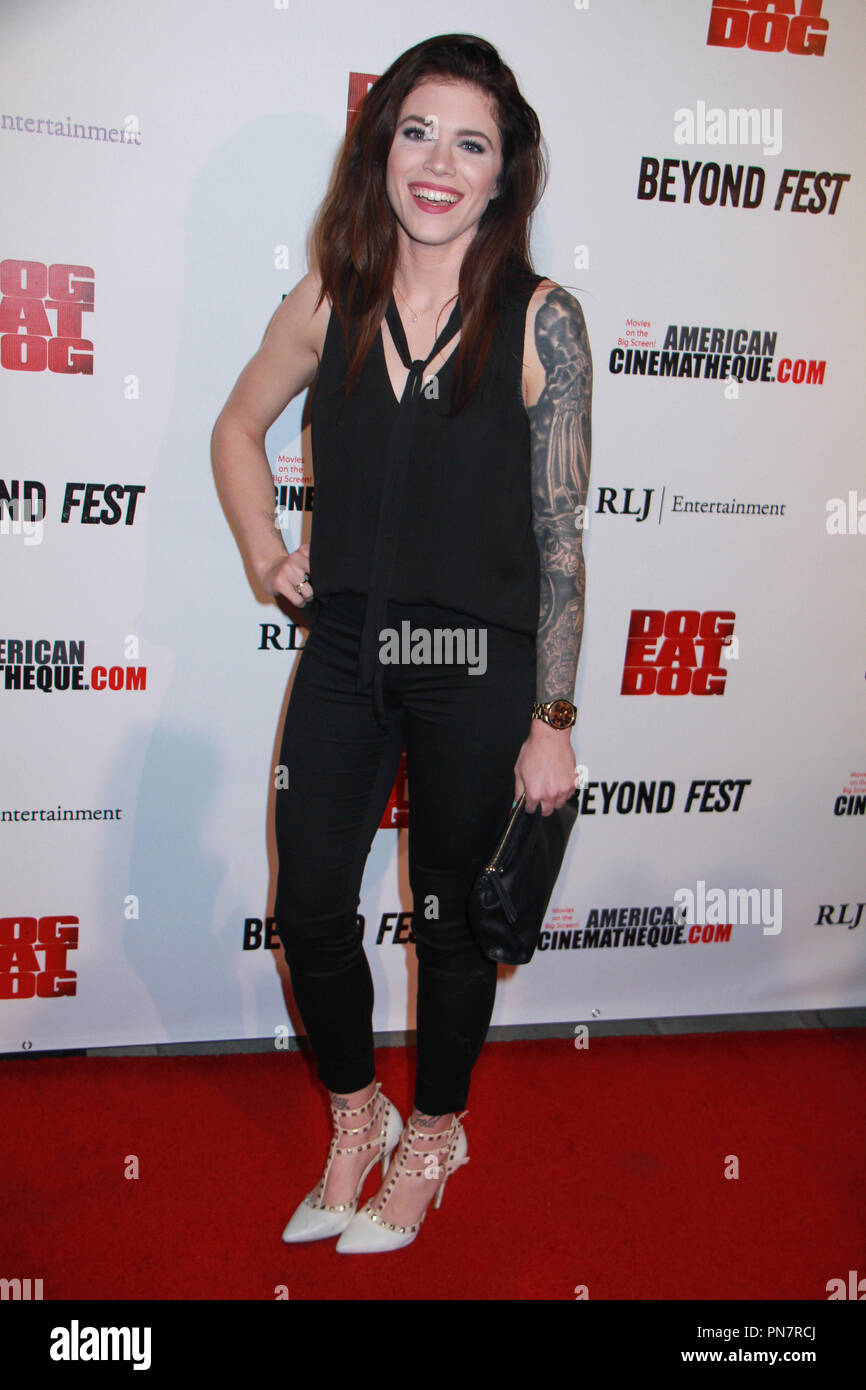 Chelsea Mee 09/30/2016 The Beyond Fest Screening of "Dog Eat Dog" held ...