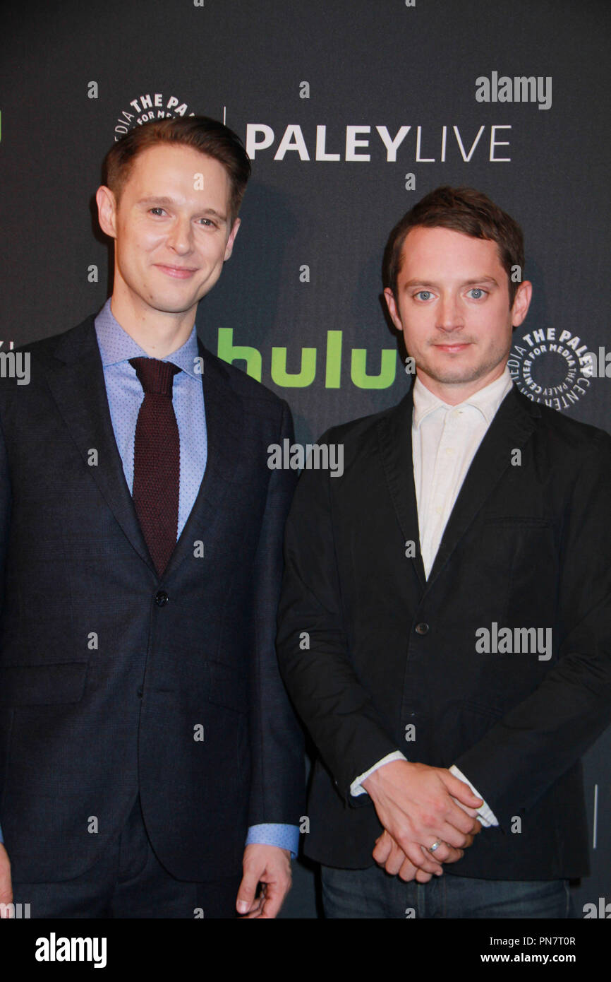 Samuel Barnett, Elijah Wood 10/18/2016 PaleyLive LA premiere event ...