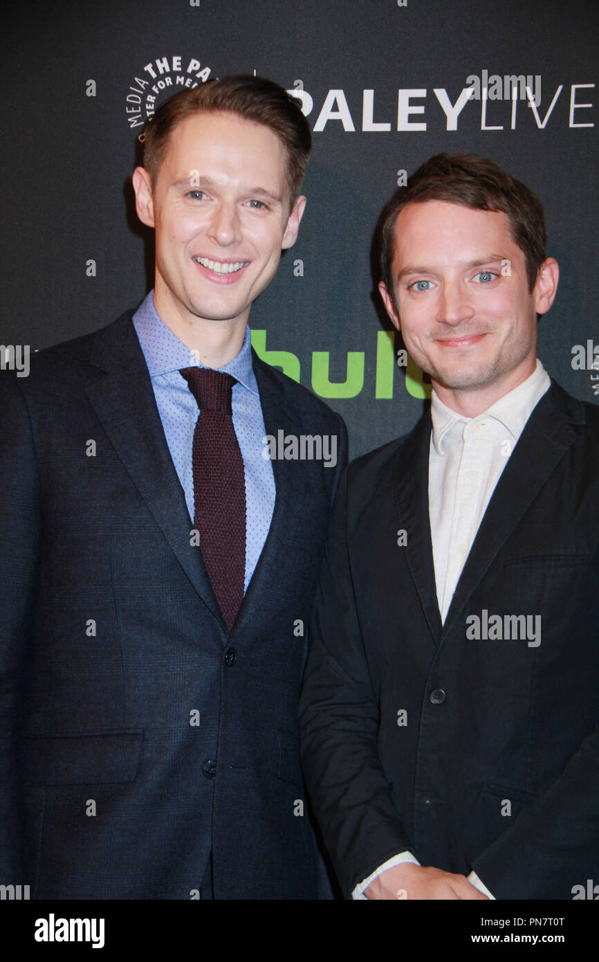 Samuel Barnett, Elijah Wood 10/18/2016 PaleyLive LA premiere event ...