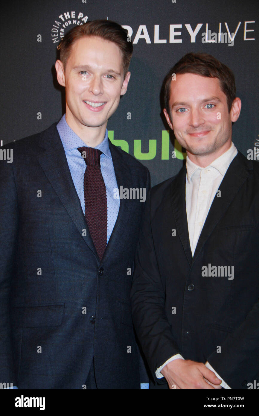 Samuel Barnett, Elijah Wood 10/18/2016 PaleyLive LA premiere event ...