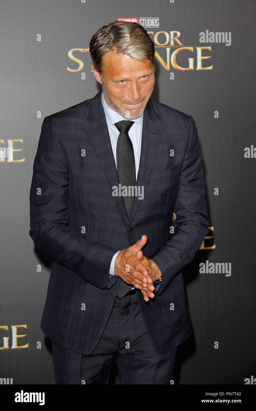 Mads Mikkelsen at the World Premiere of Marvel Studios' "Doctor Strange ...