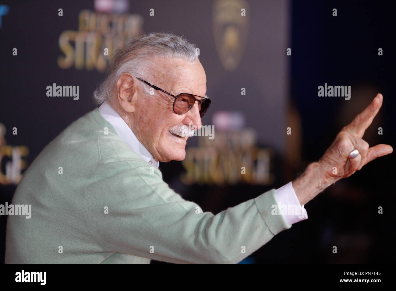 Executive Producer Stan Lee at the World Premiere of Marvel Studios ...
