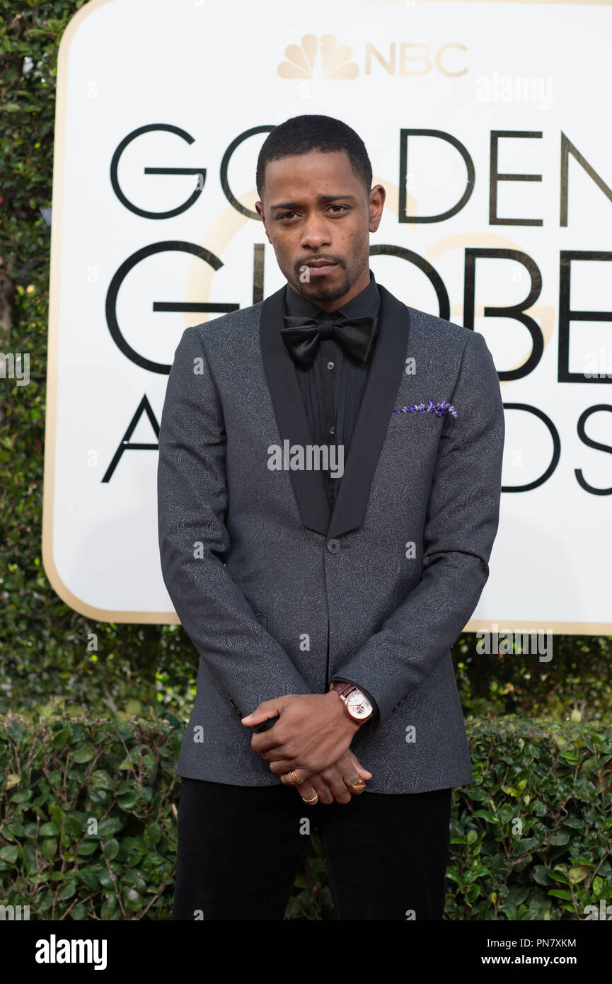 Keith Stanfield attends the 74th Annual Golden Globes Awards at the ...