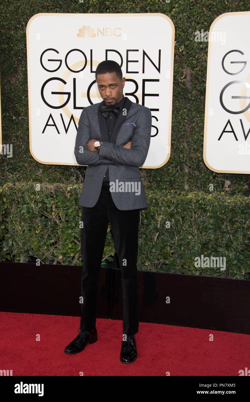 Keith Stanfield attends the 74th Annual Golden Globes Awards at the ...