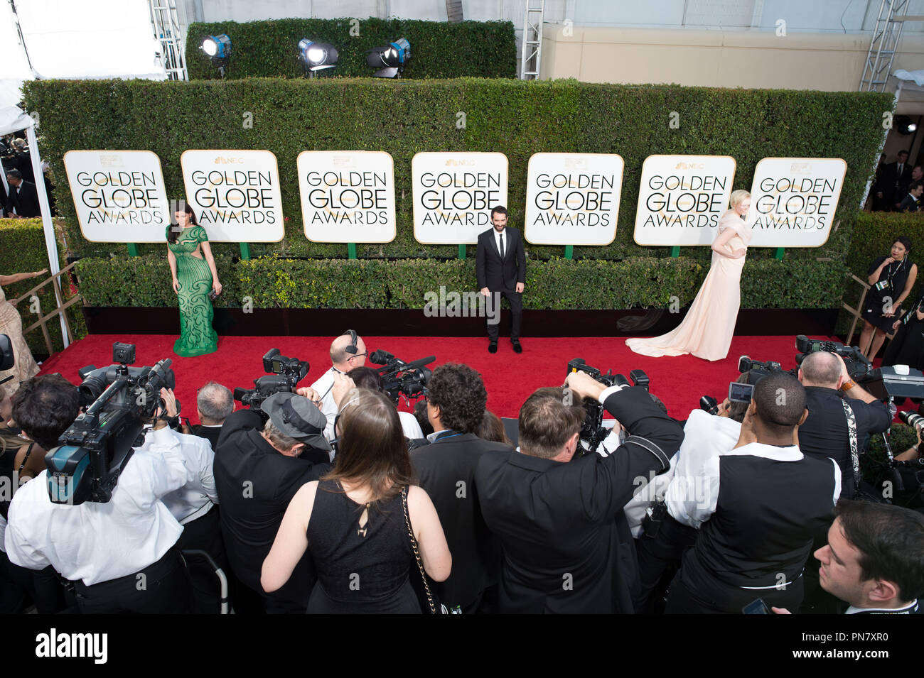 Trace Lysette, Jay Duplass, and Gwendoline Christie attend Sthe 74th ...