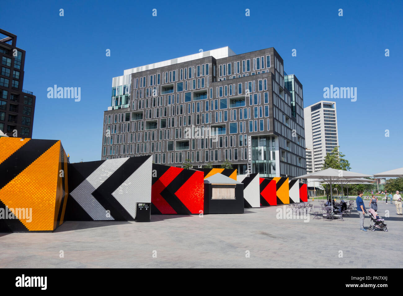 Reflectors, an outdoor artwork by artist Rana Begum at Lewis Cubitt ...