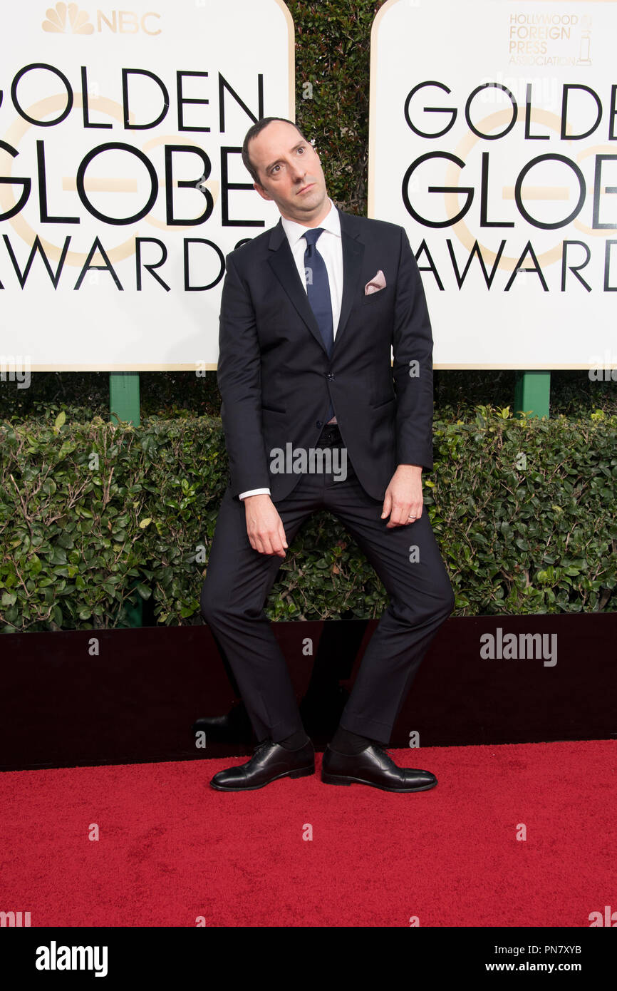 Tony Hale attends the 74th Annual Golden Globes Awards at the Beverly ...