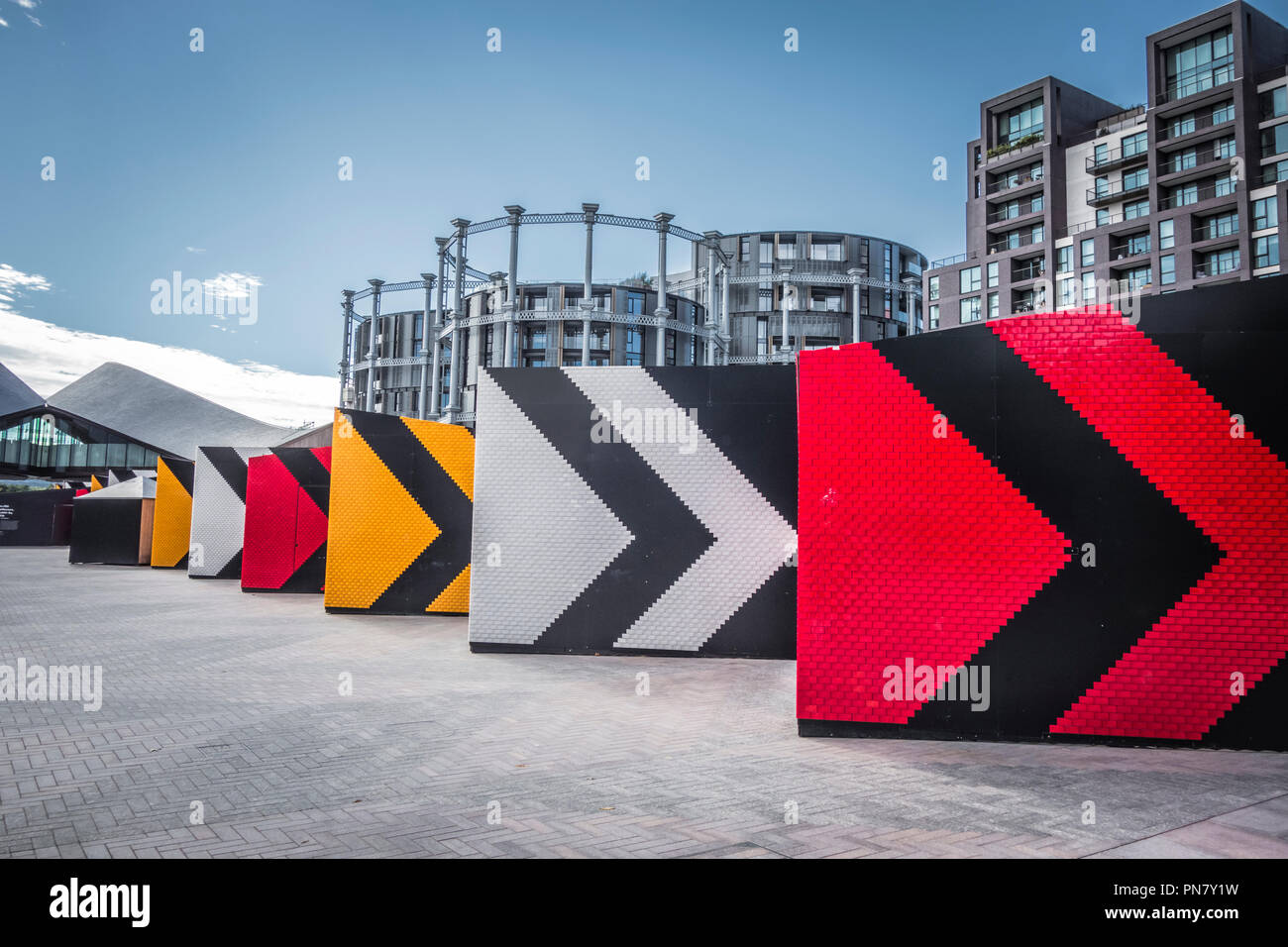 Reflectors, an outdoor artwork by artist Rana Begum at Lewis Cubitt ...