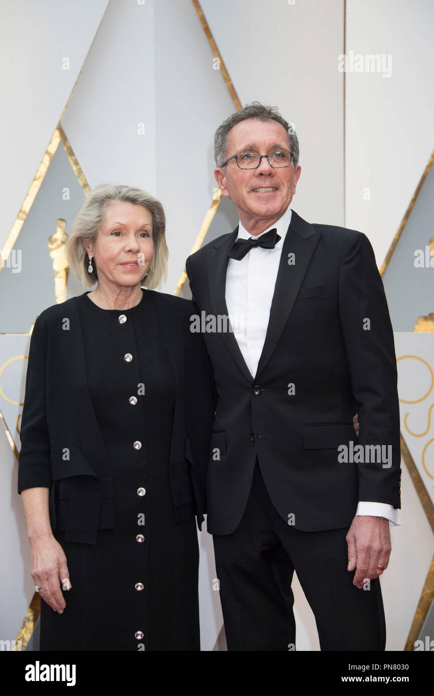 Sandy Reynolds-Wasco and David Wasco, Oscar® nominees, arrives on the ...