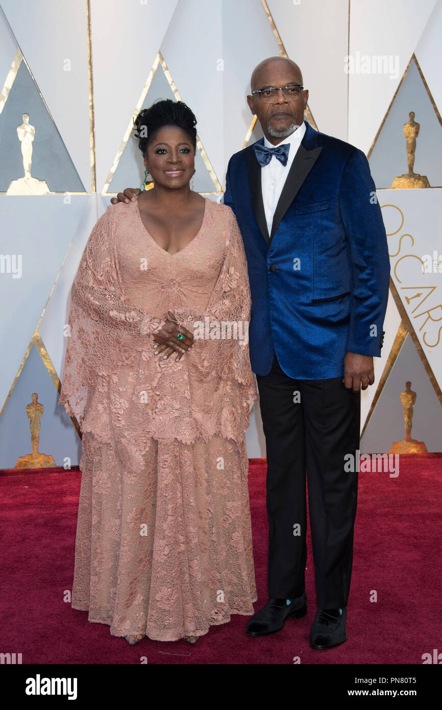 Actor samuel jackson wife latanya hi-res stock photography and images ...