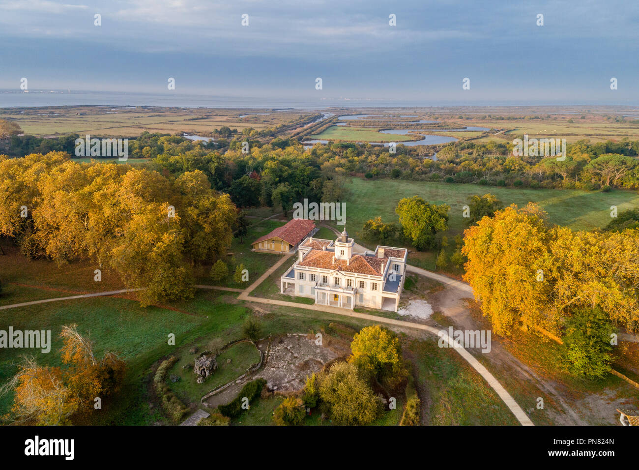 France, Gironde, Cote d'Argent, Parc naturel regional des Landes de ...