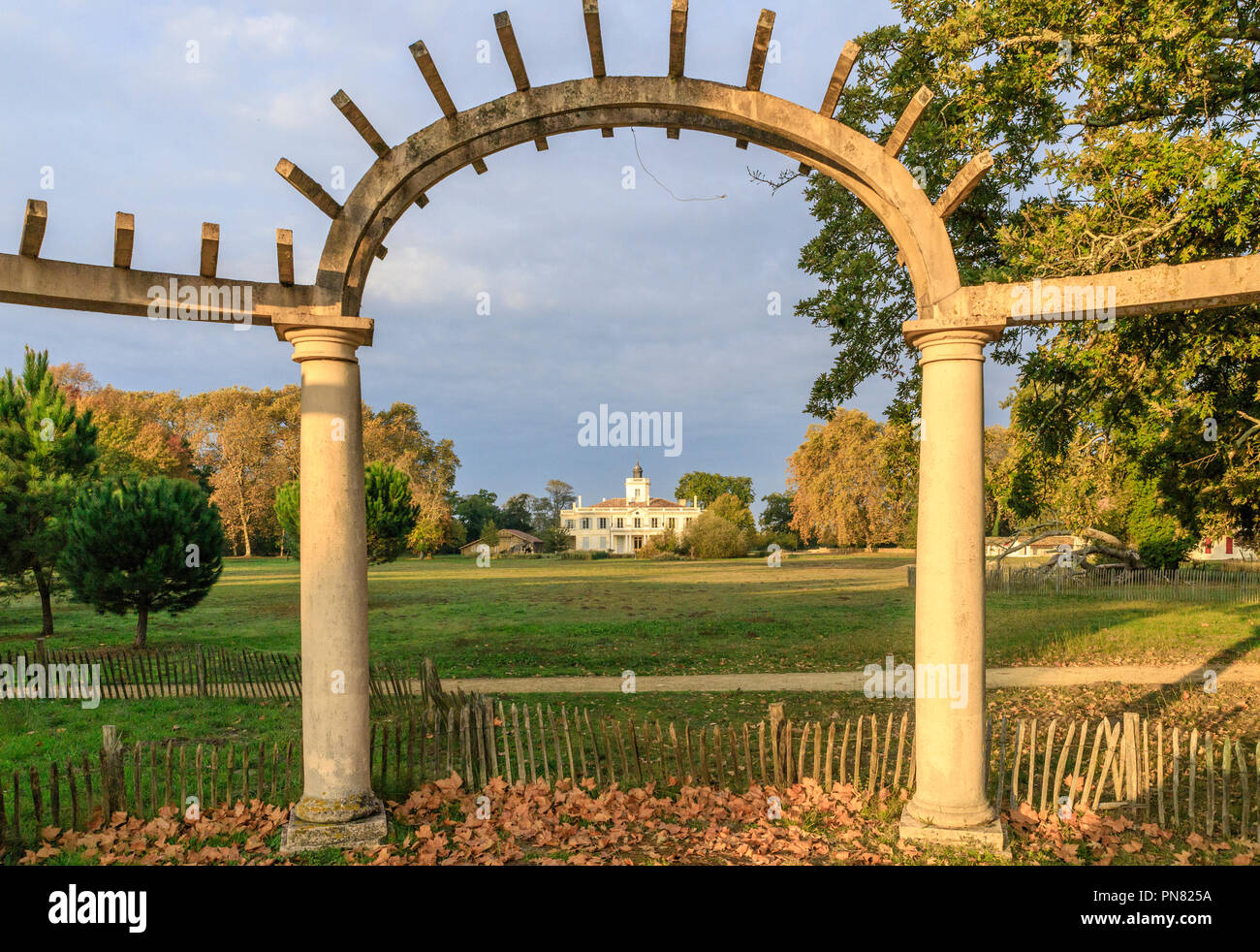 France, Gironde, Cote d'Argent, Parc naturel regional des Landes de ...