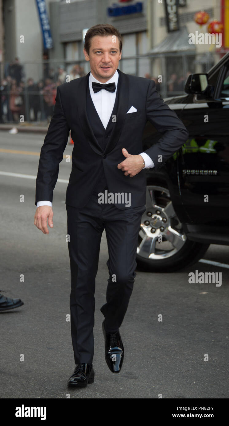 Jeremy Renner arrives at The 89th Oscars® at the Dolby® Theatre in ...