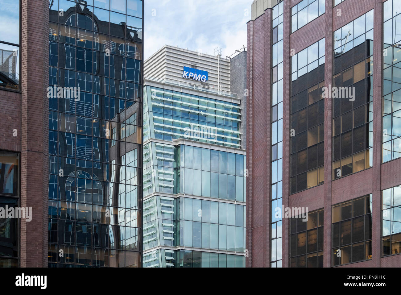 Snow Hill development, as seen from Colmore Row, Birmingham, England ...