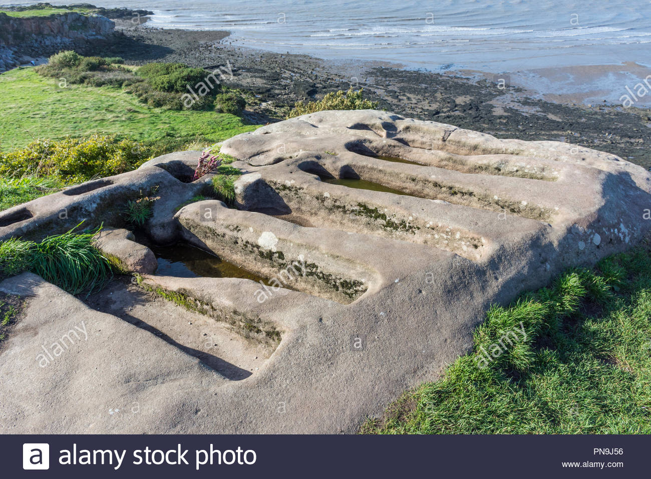 Heysham Morecambe Graves Stone High Resolution Stock Photography and ...