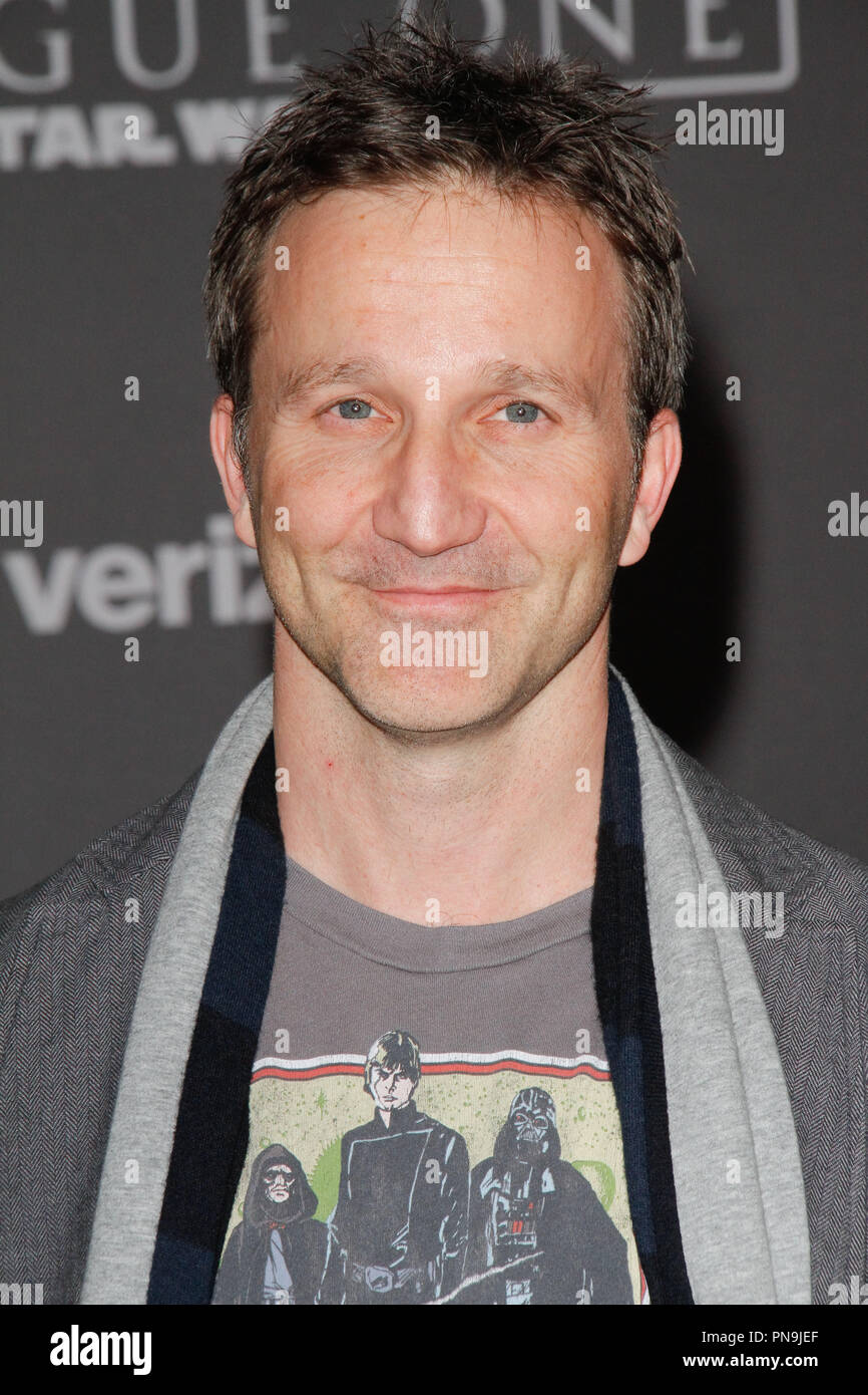 Breckin Meyer at the world premiere of "Rogue One: A Star Wars Story ...