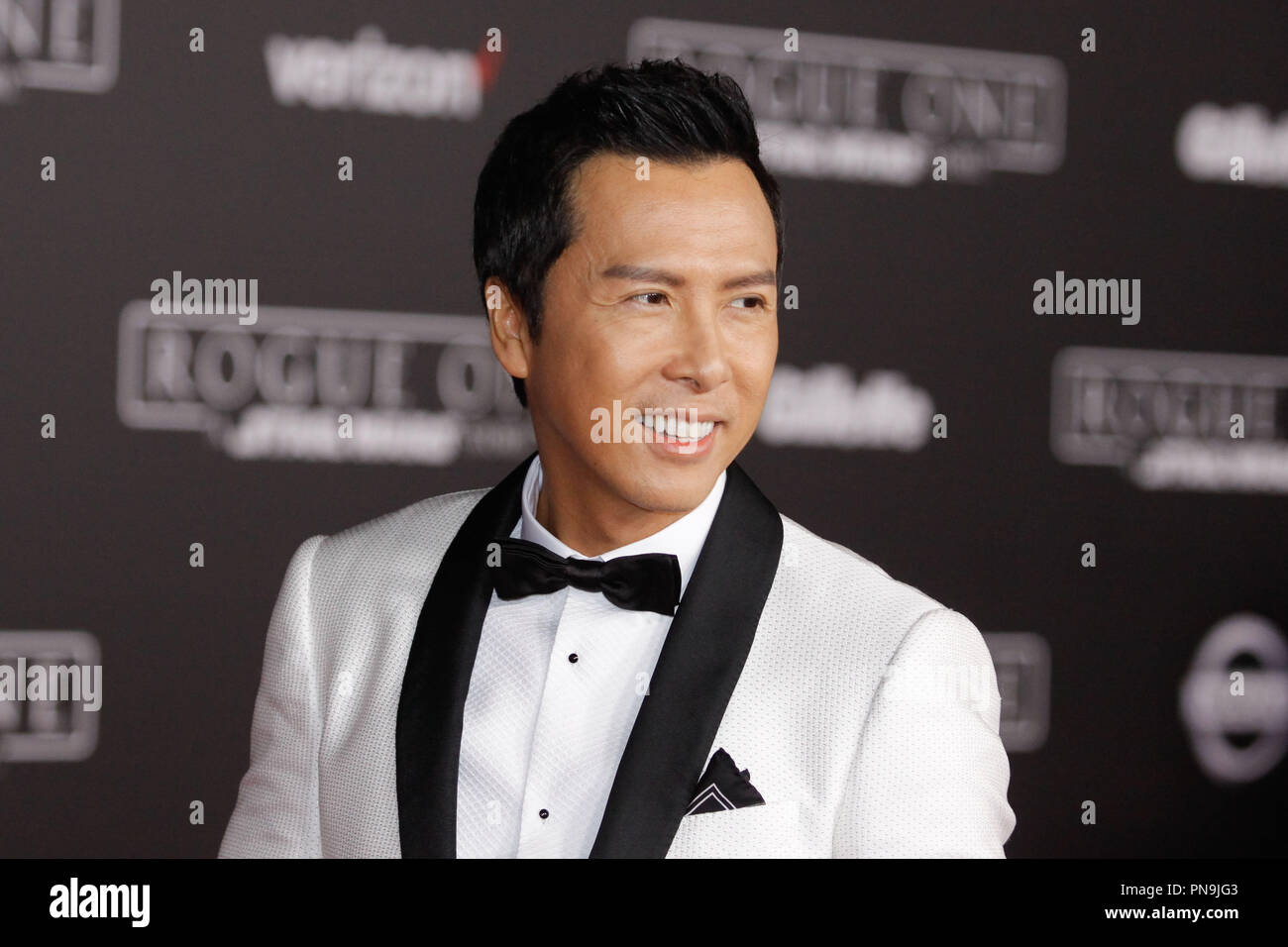 Donnie Yen at the world premiere of "Rogue One: A Star Wars Story" held ...