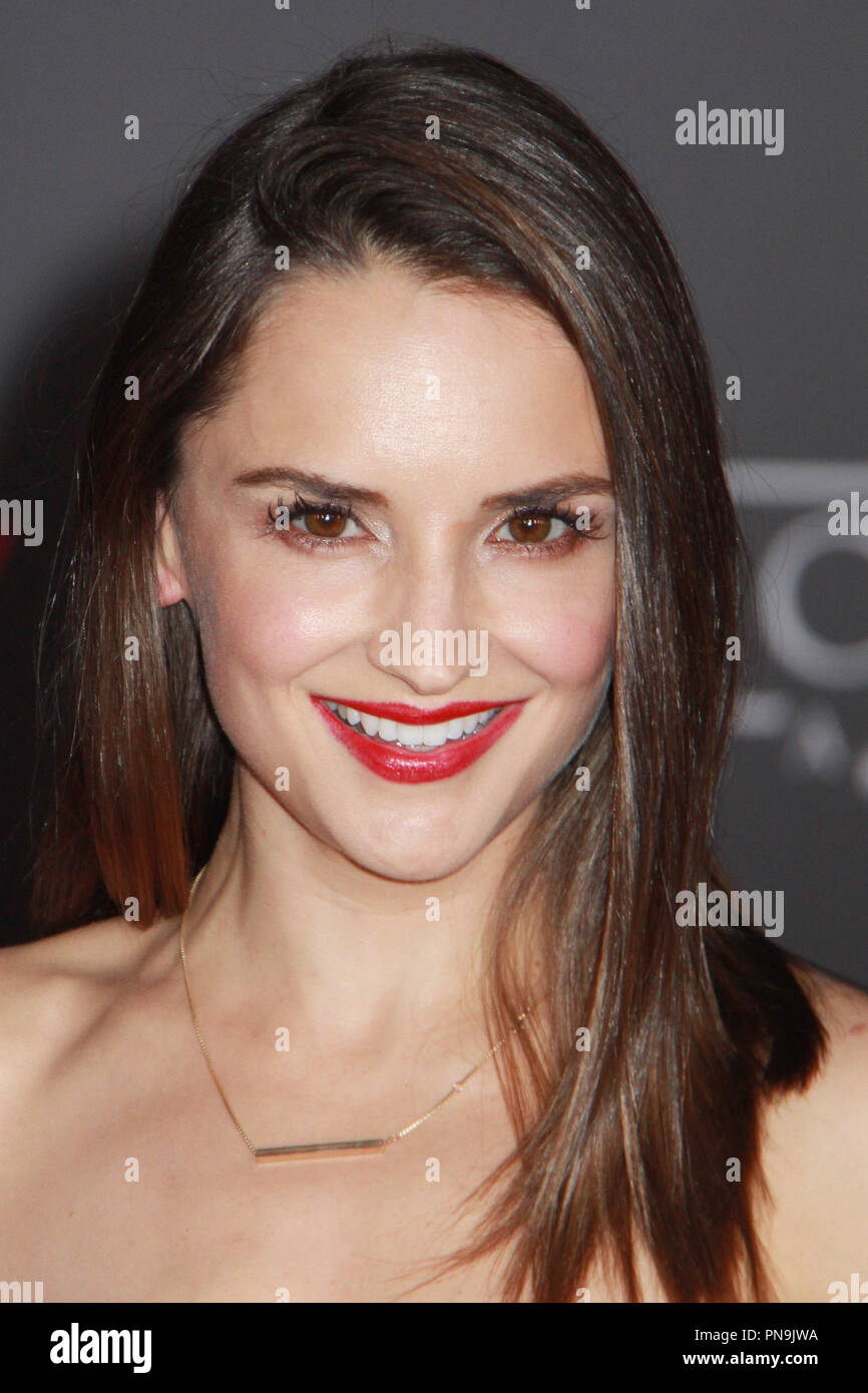 Rachael Leigh Cook 12/10/2016 The World Premiere of "Rogue One: A Star ...