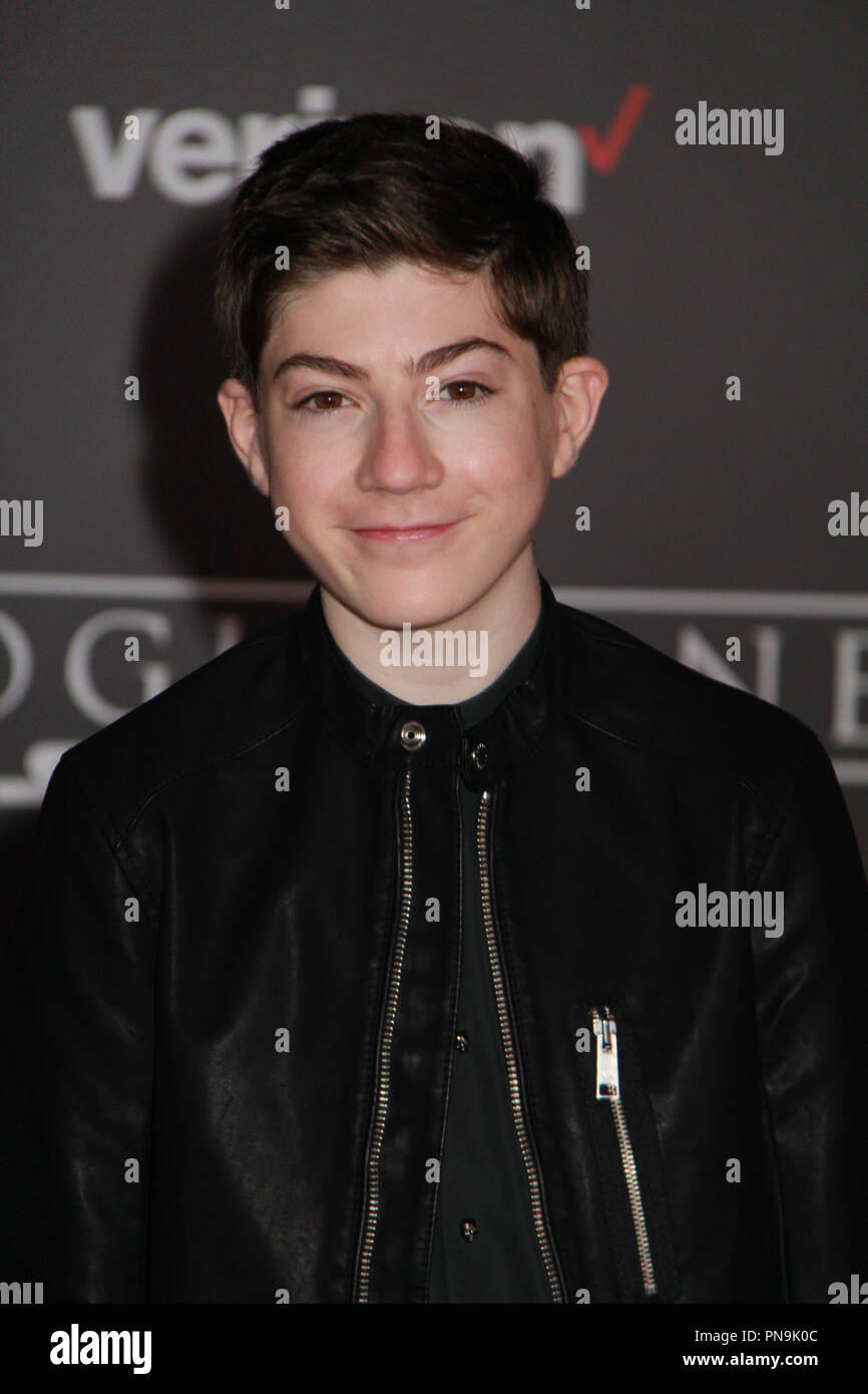 Mason Cook 12/10/2016 The World Premiere of "Rogue One: A Star Wars ...