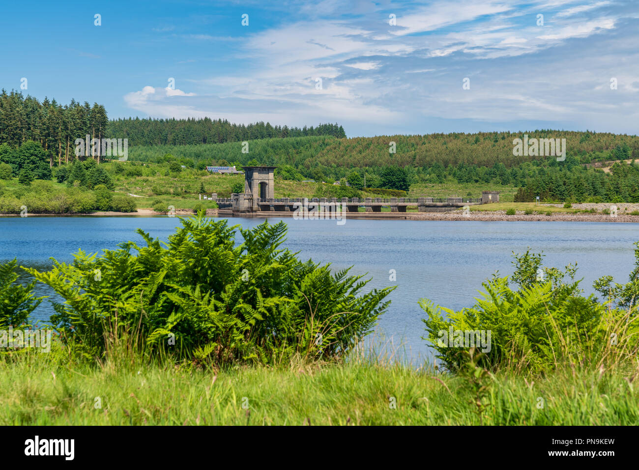 Bridge dam reservoir in wales hi-res stock photography and images - Alamy