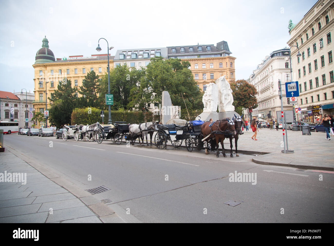 Vienna, Austria, September 7, 2018.Cityscape views of one of Europe's ...