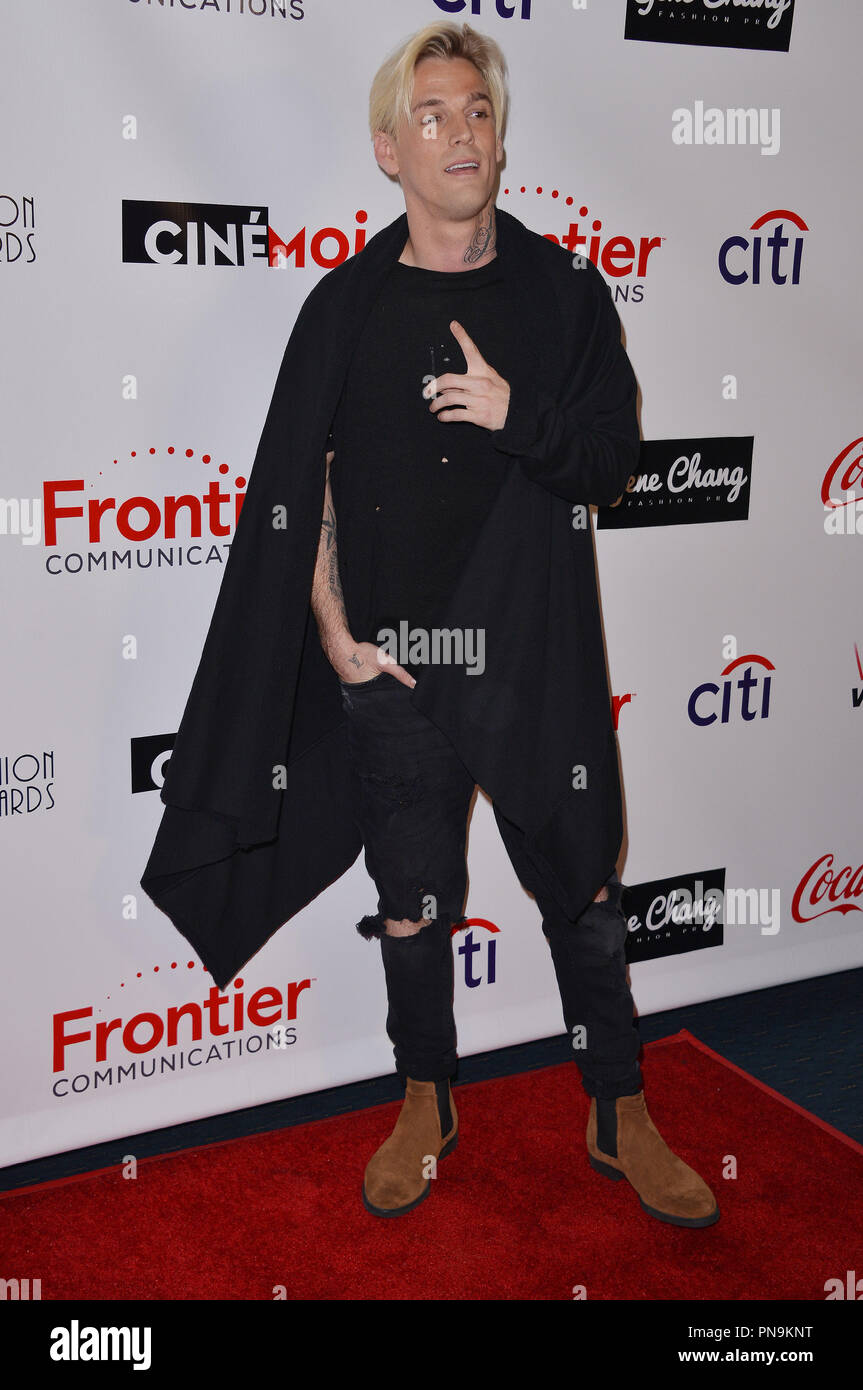 Aaron Carter at The 3rd Annual CineFashion Film Awards held at The ...