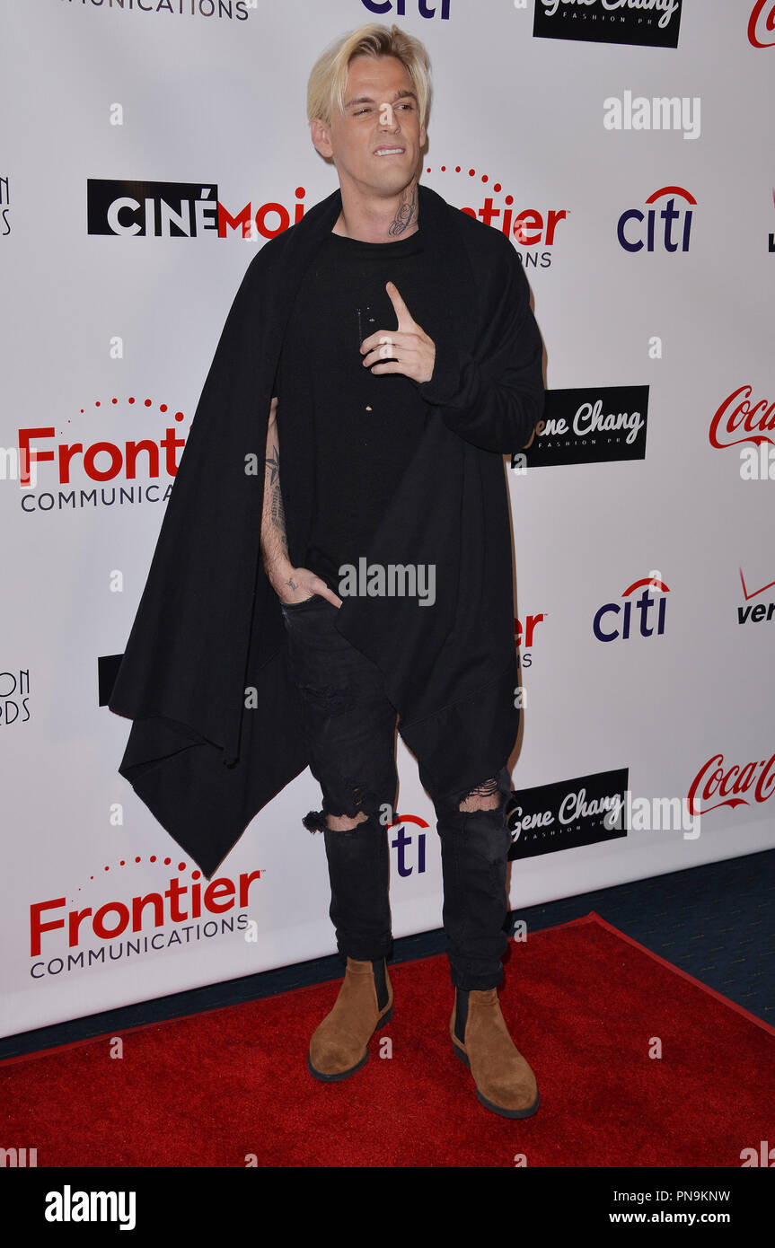 Aaron Carter at The 3rd Annual CineFashion Film Awards held at The ...