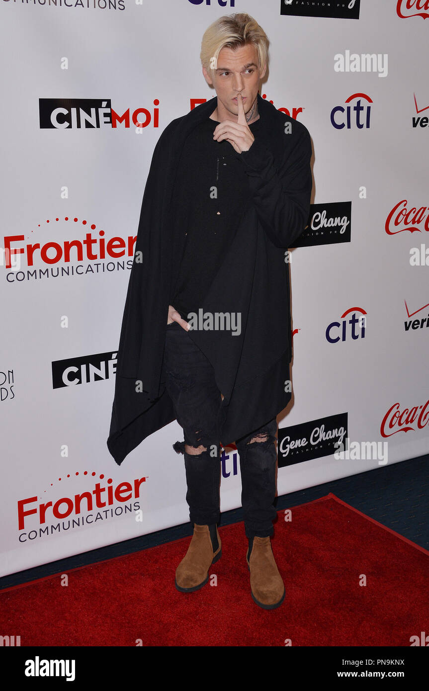 Aaron Carter at The 3rd Annual CineFashion Film Awards held at The ...