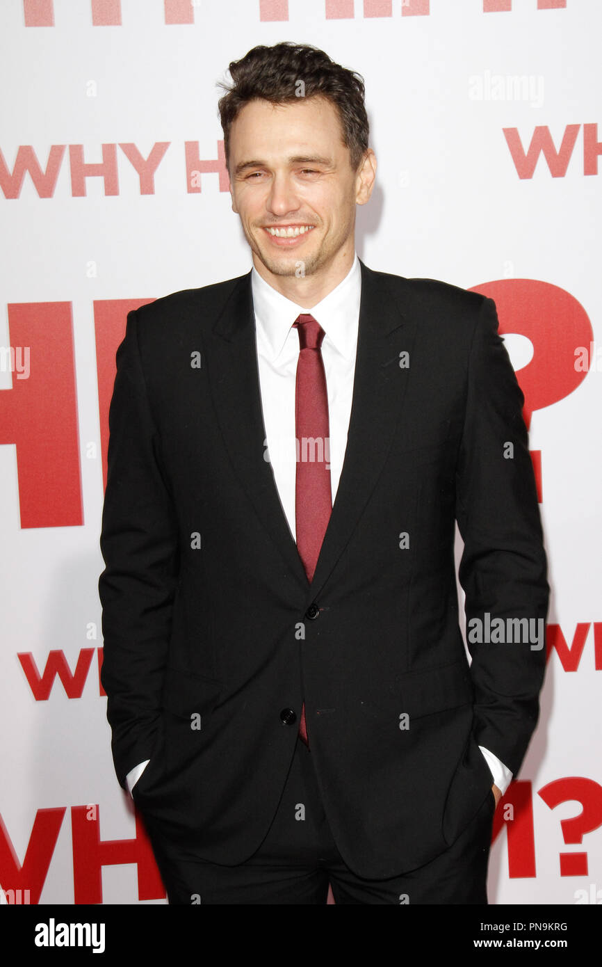 James Franco at the World Premiere of 20th Century Fox's "Why Him ...
