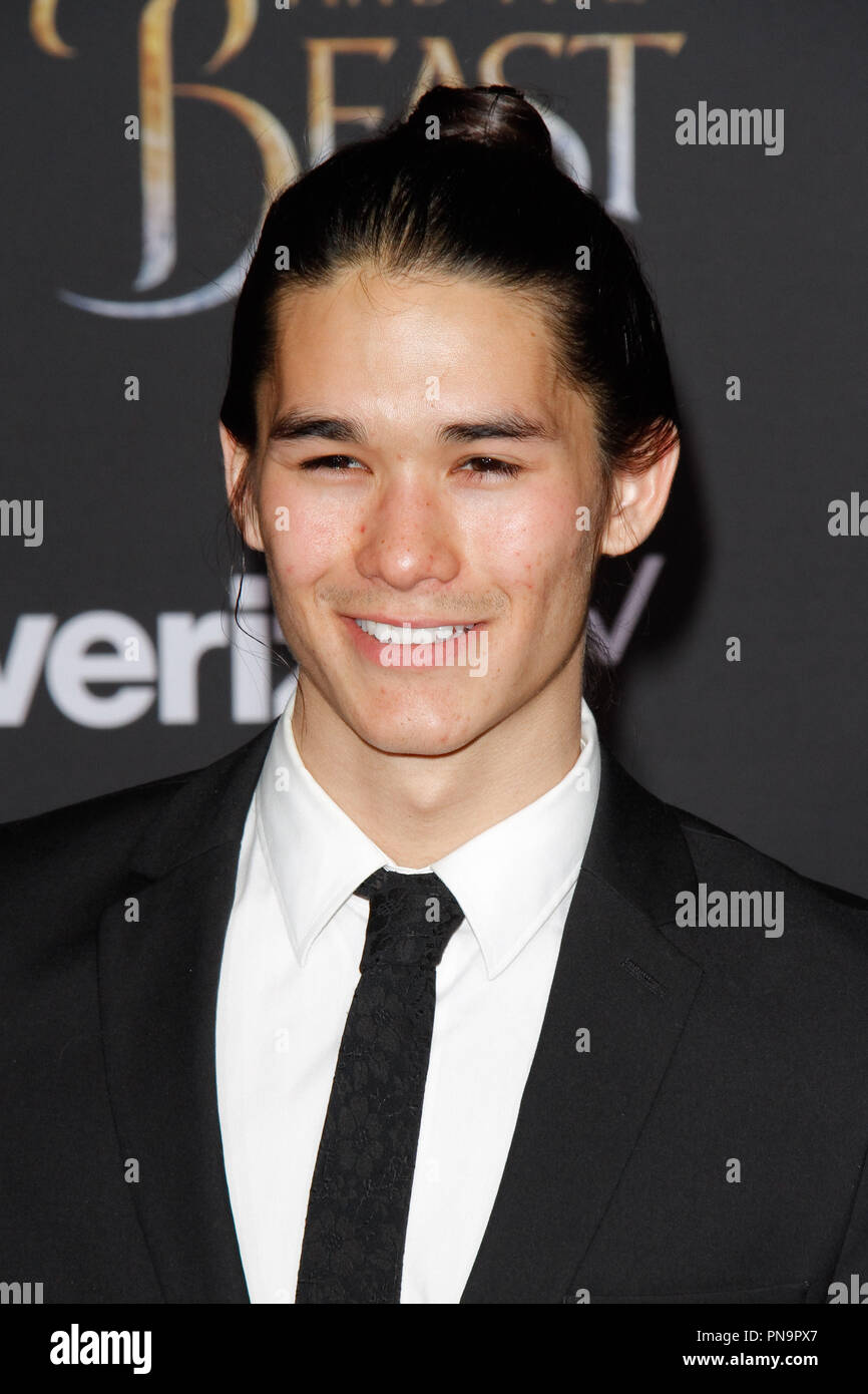 Boo Boo Stewart at the World Premiere of Disney's "Beauty and the Beast ...