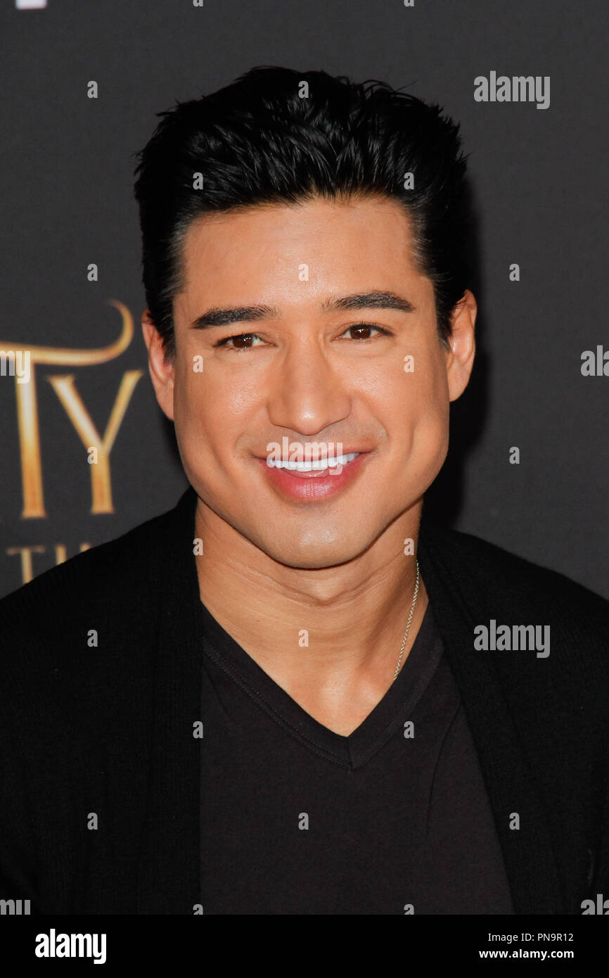 Mario Lopez at the World Premiere of Disney's "Beauty and the Beast ...