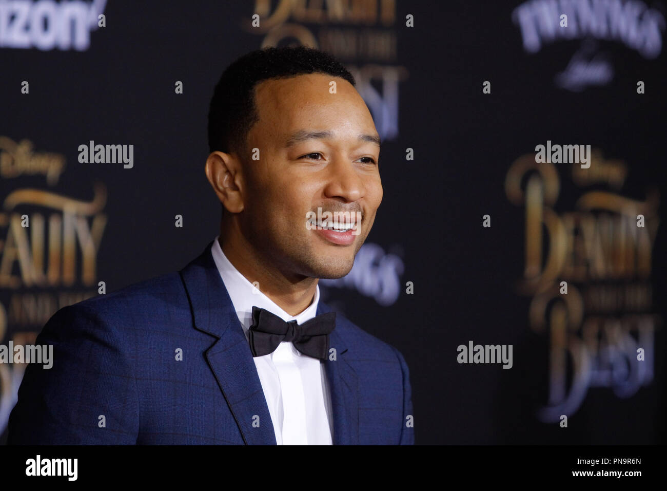 John Legend at the World Premiere of Disney's "Beauty and the Beast ...