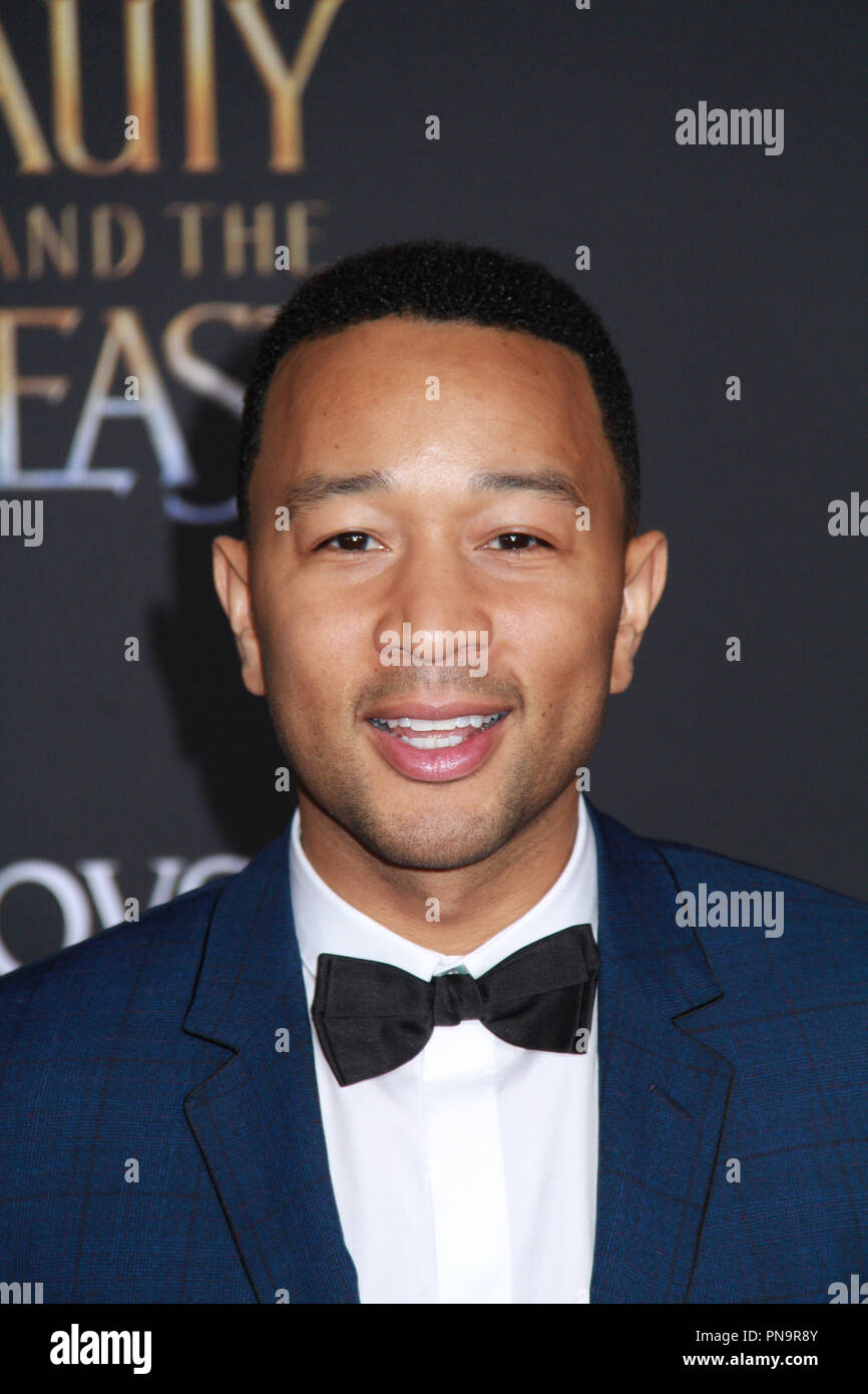 John Legend 03/02/2017 The World Premiere of "Beauty and the Beast ...