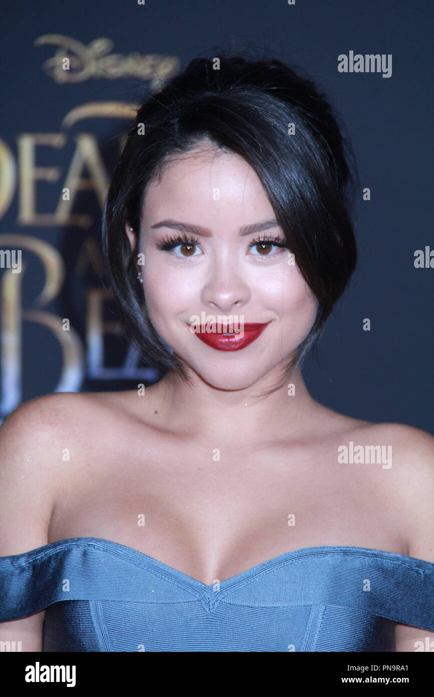 Cierra Ramirez 03/02/2017 The World Premiere of "Beauty and the Beast ...