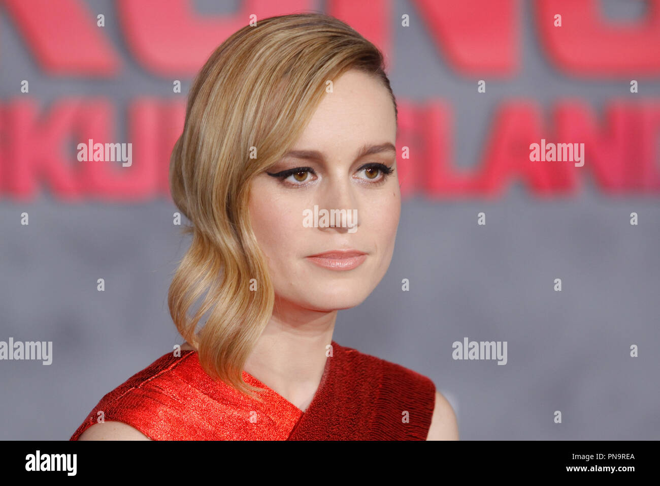 Brie Larson at the Premiere of Warner Bros. Pictures' "Kong: Skull ...