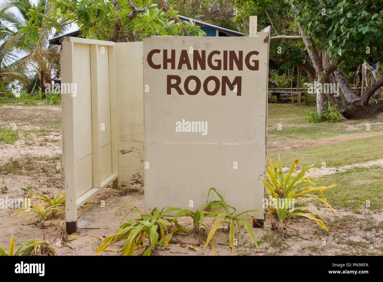 Beach changing room hi-res stock photography and images - Alamy