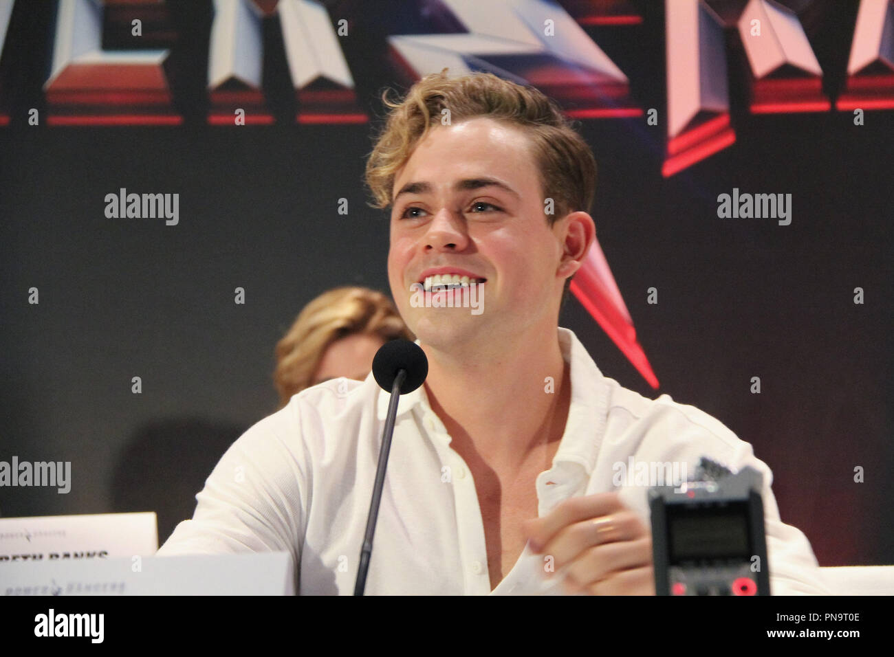 Dacre Montgomery 03/11/2017 "Power Rangers" Press Conference held at ...