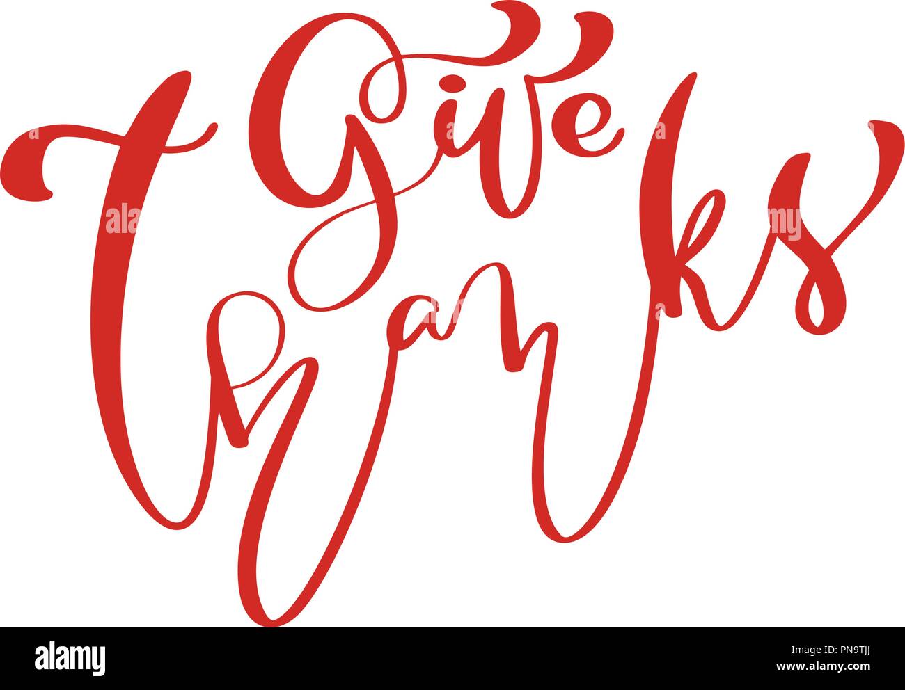 Give Thanks Friendship Family Positive quote thanksgiving day lettering ...