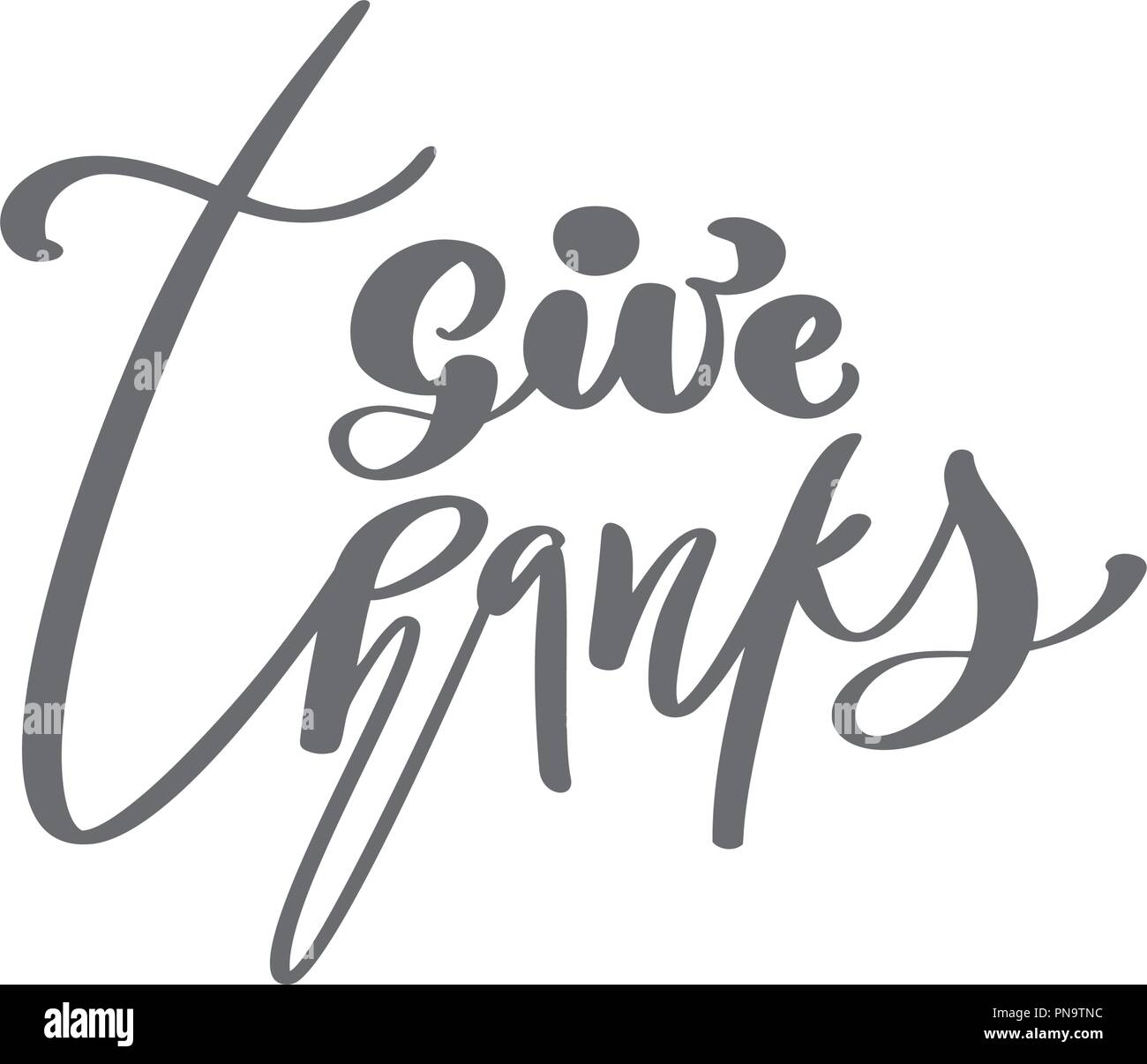 Give Thanks Friendship Family Positive quote thanksgiving day lettering ...