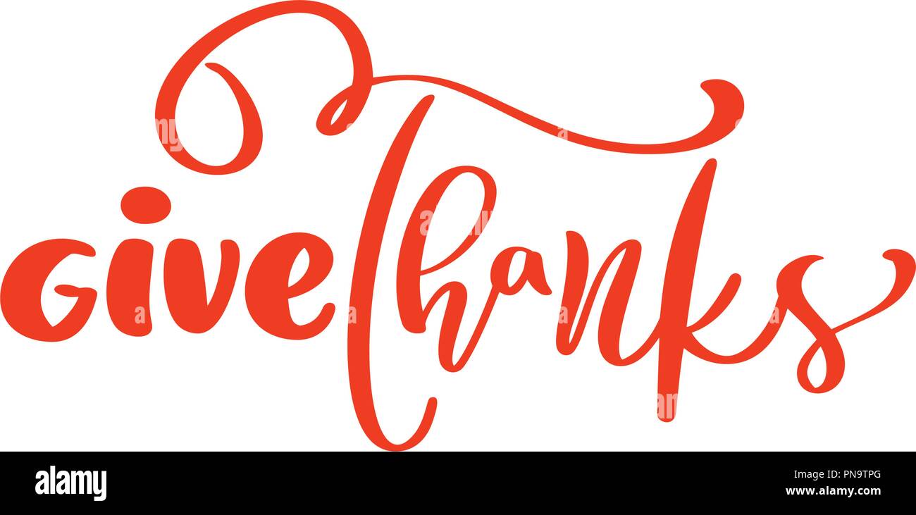 Give Thanks Friendship Family Positive quote thanksgiving day lettering ...
