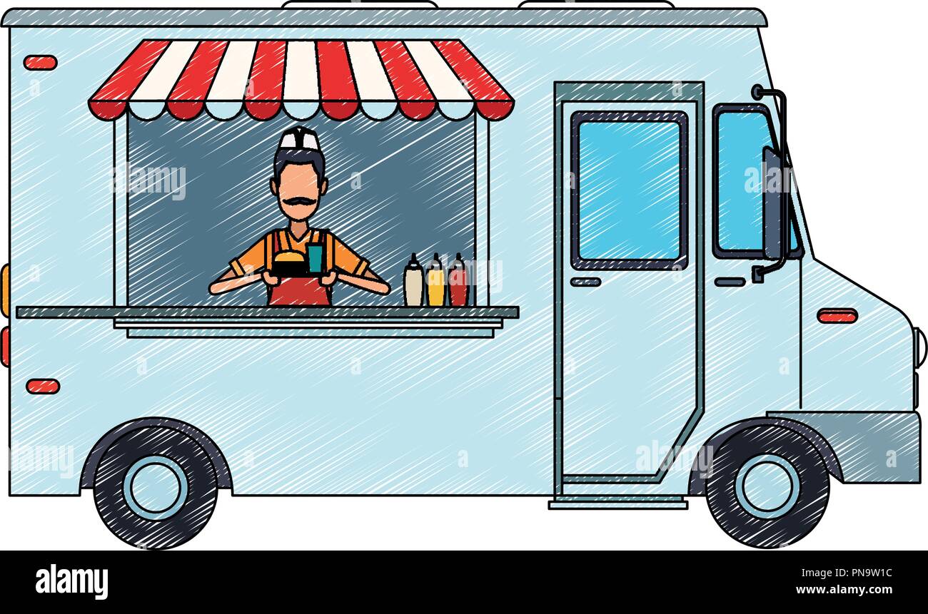 Lorry cab side isolated Stock Vector Images - Alamy