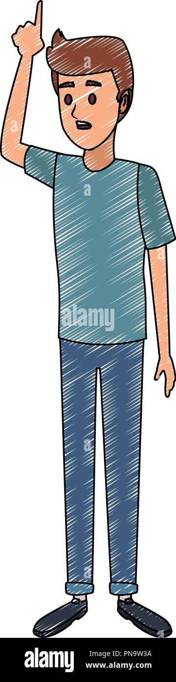 Head pointing up Stock Vector Images - Alamy