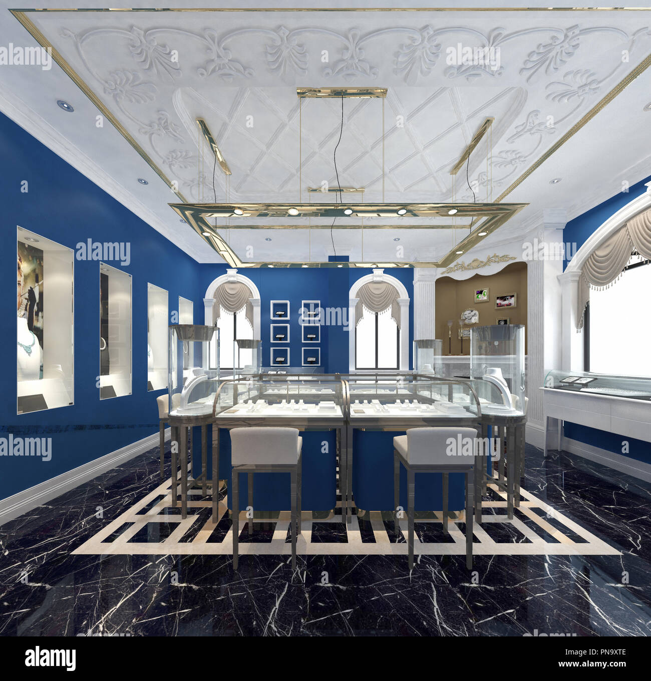 Gold store building hi-res stock photography and images - Alamy