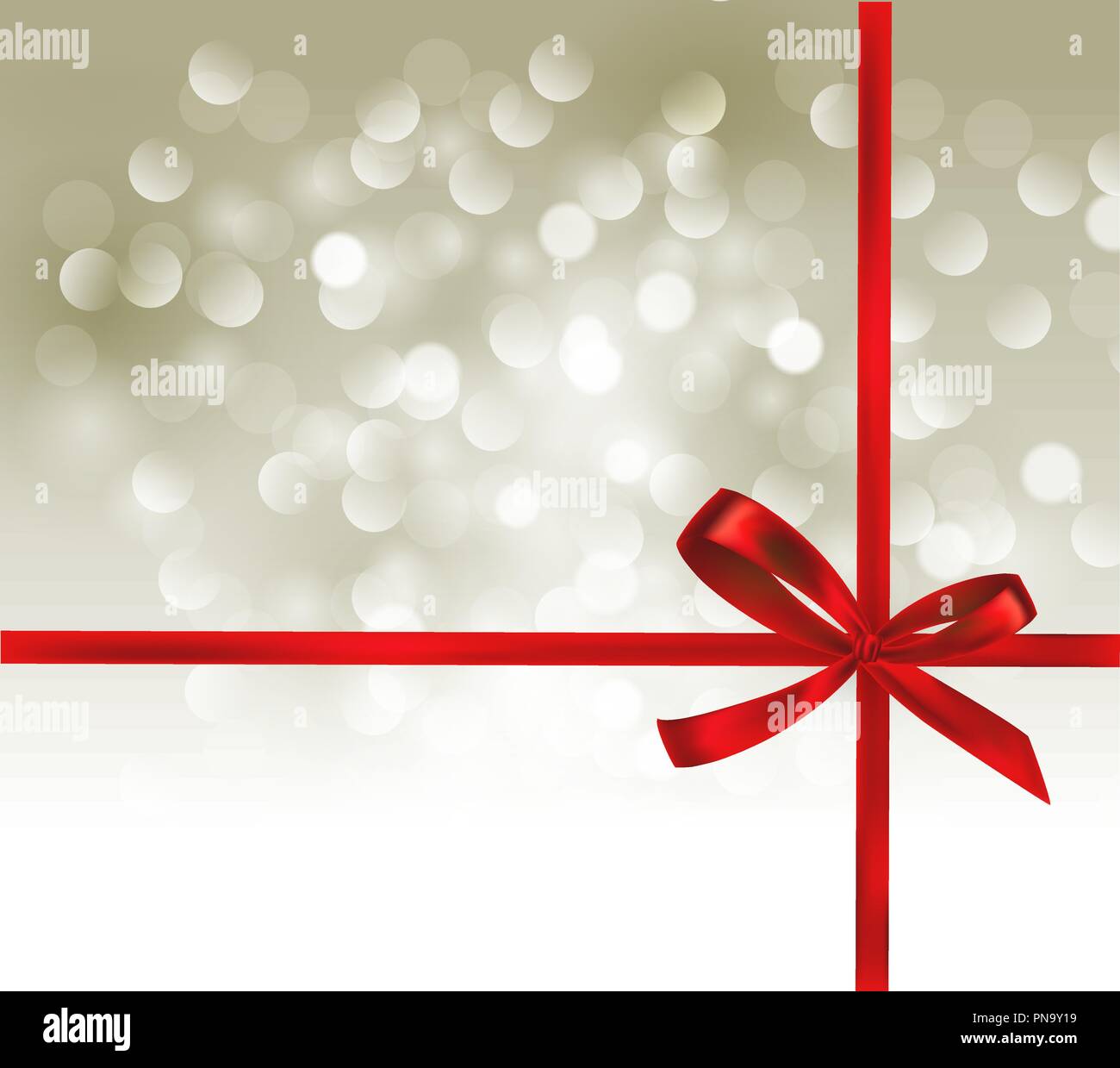 Abstract silver light background with red ribbon Stock Vector Image ...