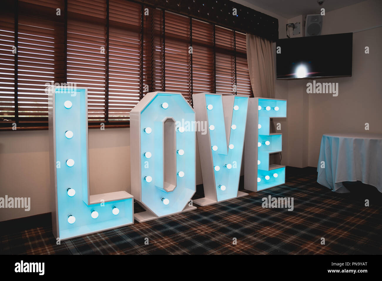 Love lettering big letters hi-res stock photography and images - Alamy